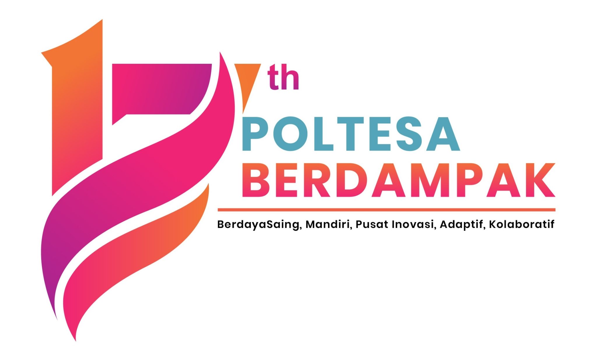 Logo Resmi Dies Natalis ke-17 Politeknik Negeri Sambas! - POLTESA
